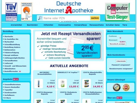 Anmeldung: Online Apotheke: fünf Schritte für einen Onlinekauf | TopFunf.de